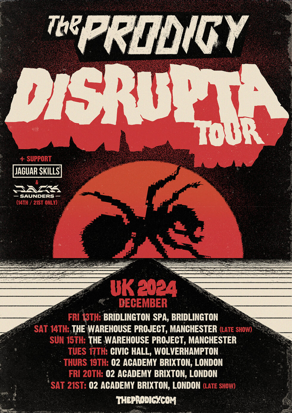 THE PRODIGY ANNOUNCE DISRUPTA ENGLAND TOUR IN DECEMBER 2024 | The Prodigy