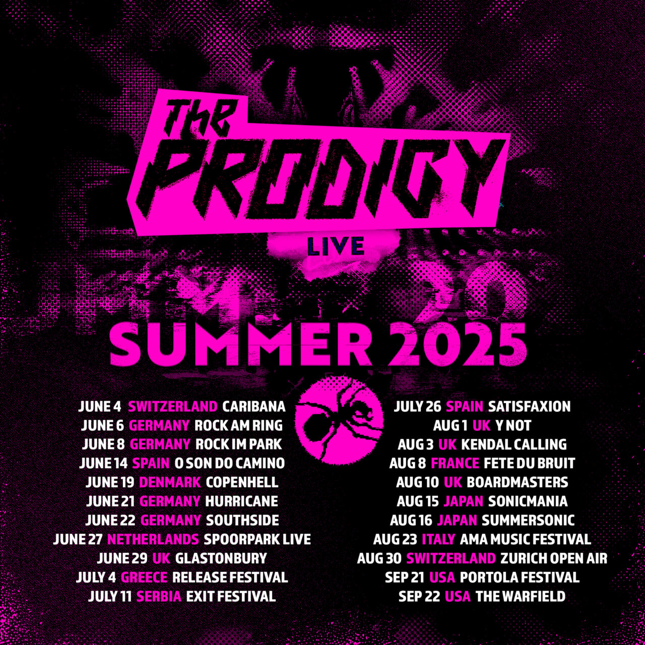 Summer Festivals 2025 | The Prodigy